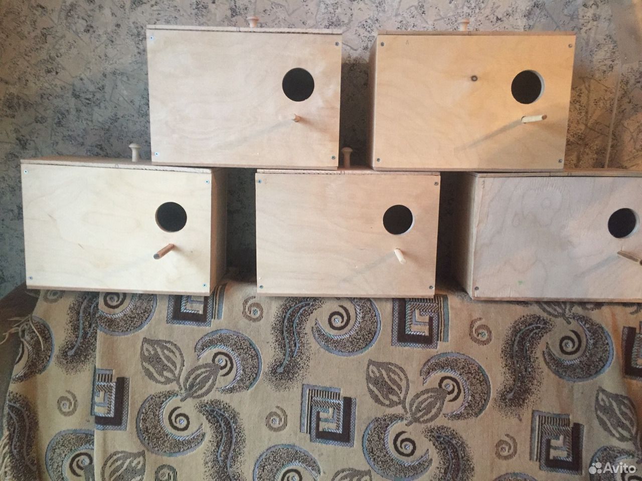 Гнездовой домик для попугаев