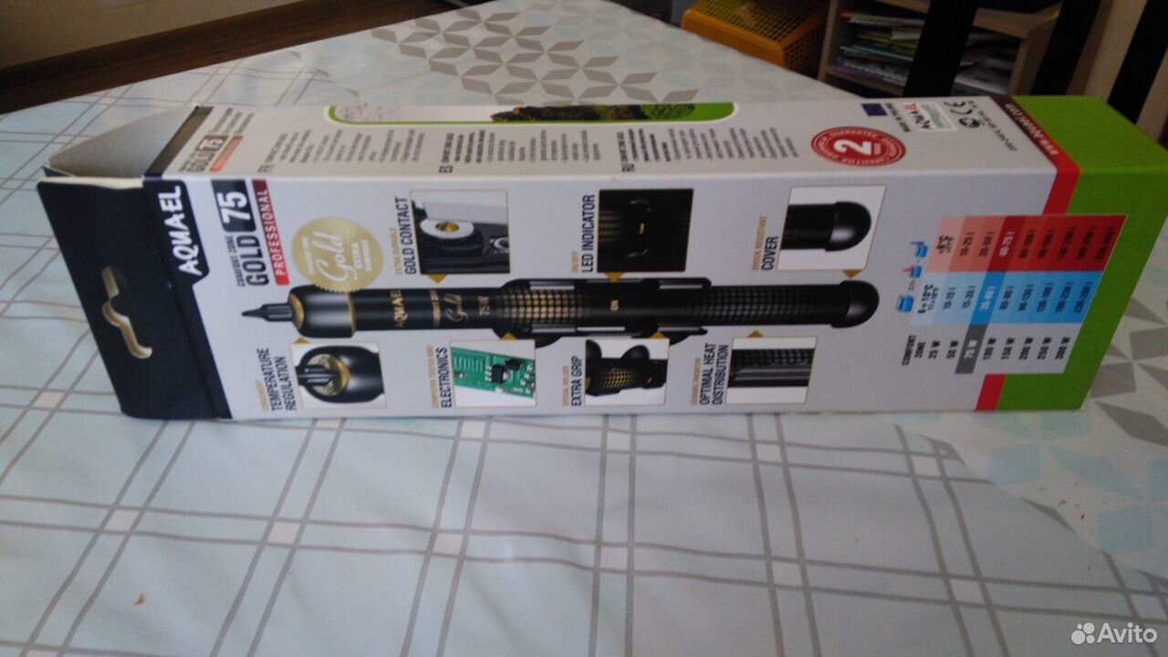 Терморегулятор для аквариума Aquael Gold 75