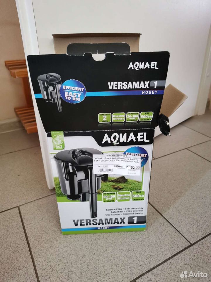 Aquael помпа фильтр для аквариума fzn-1 500л/ч