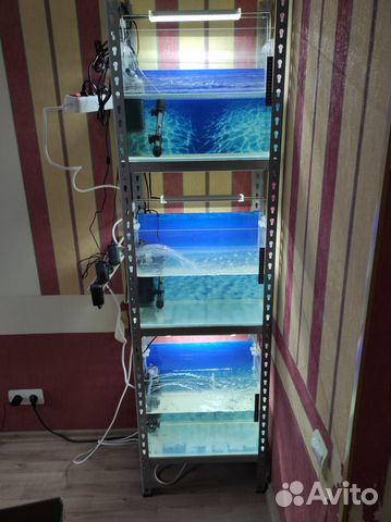 Стойка аквариумная с оборудованием
