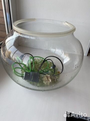 Аквариум круглый с копрессором