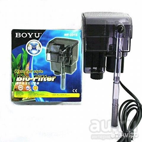 Фильтр рюкзачный для аквариума boyu