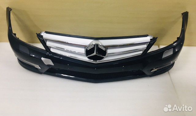 Бампер передний Мерседес 204 амг рест в сборе в Москве, цена 50 000 руб ...