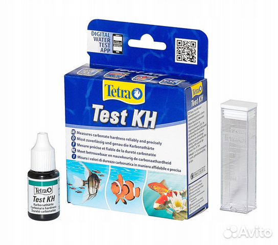 Тесты для воды 10мл (Tetra) - KH, NO2, NO3, pH